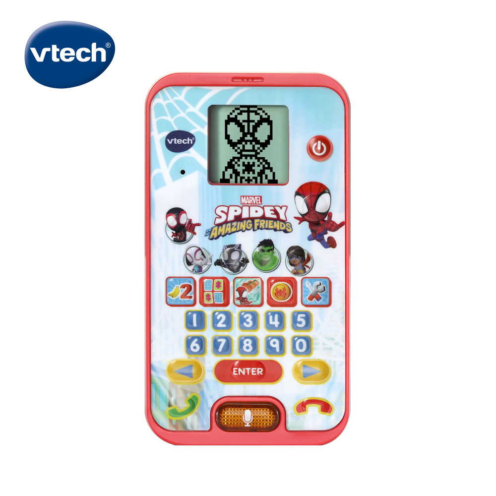 Vtech 蜘蛛人智慧學習互動小手機｜台灣總代理