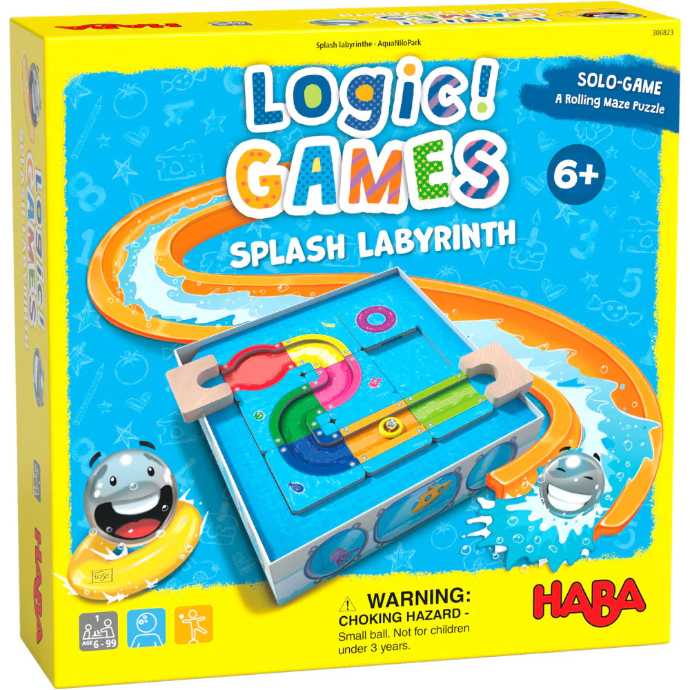 Logic! GAME - Splash Labyrinth (6+) - Eng ver.
