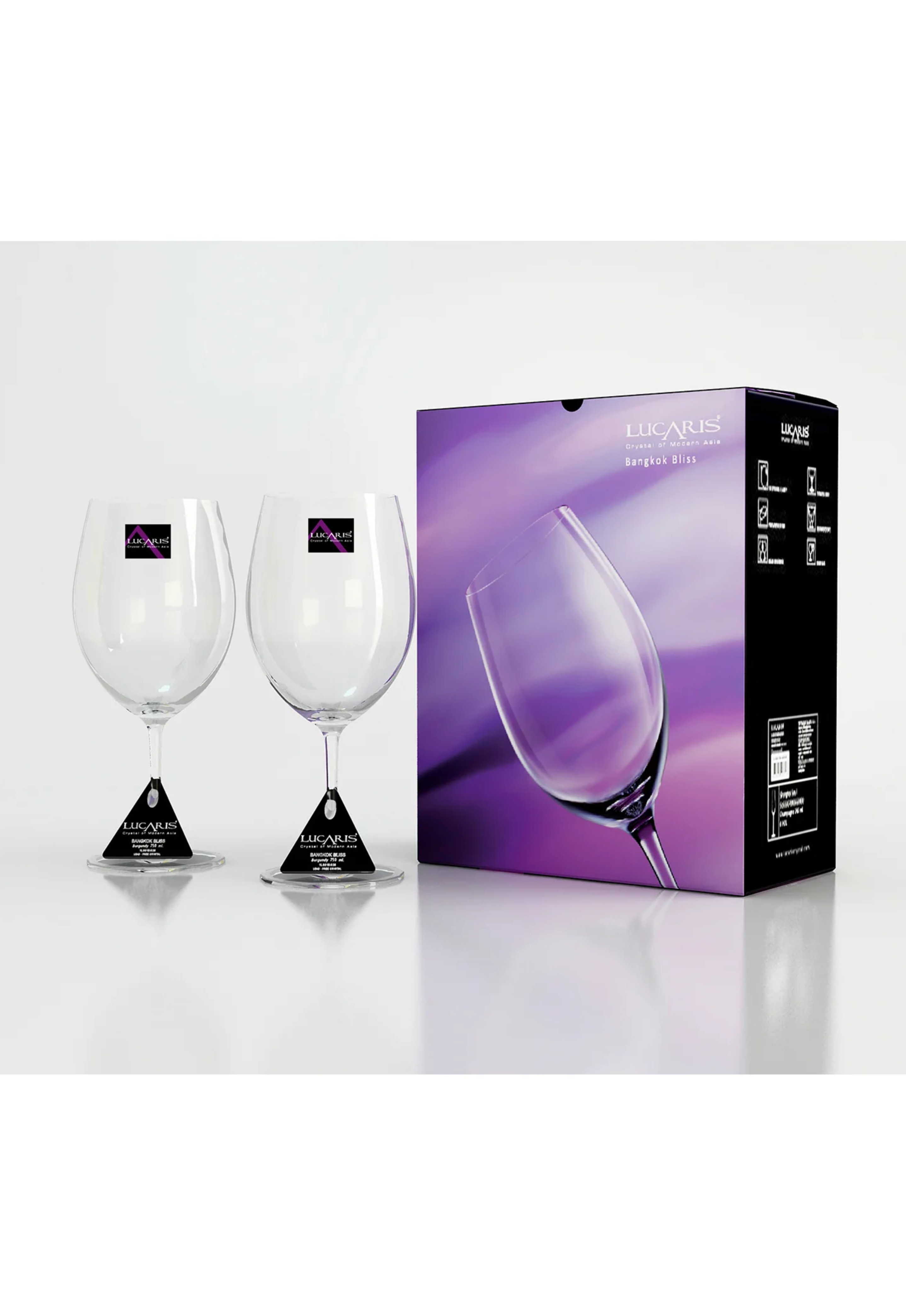 Lucaris Bangkok Bliss Bordeaux Set