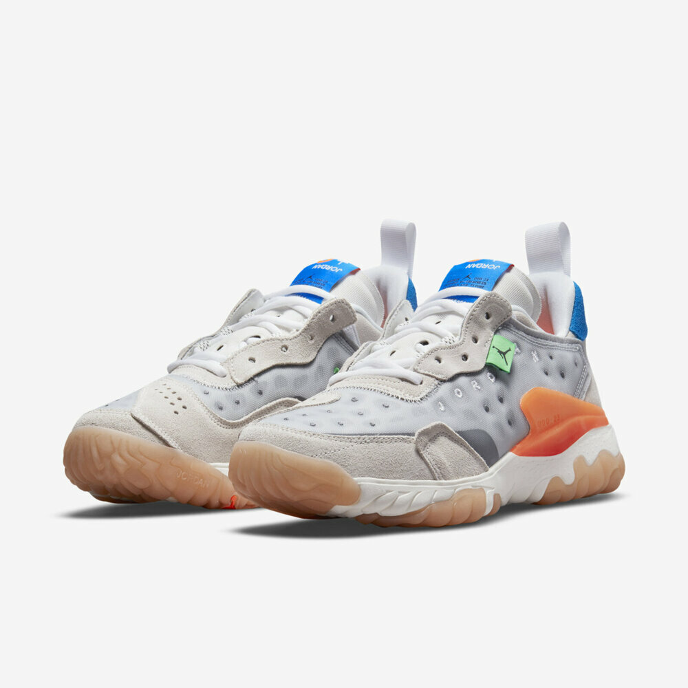JORDAN DELTA 2 "Grey Orange Blue" 灰橘藍 麂皮 拼接 休閒跑鞋 CV8121