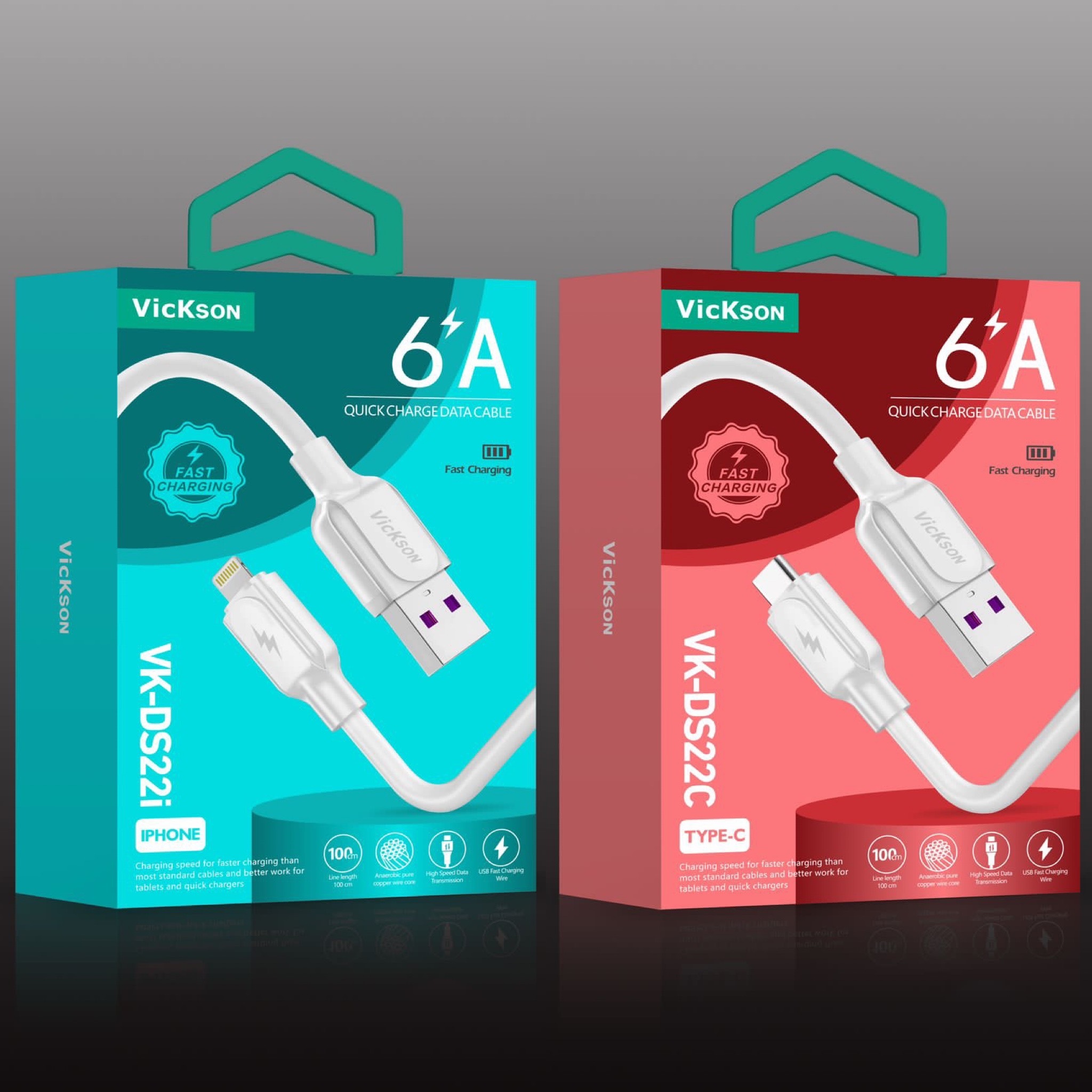 VICKSON QUICK CHARGE DATA CABLE 1M (VK-DS22)