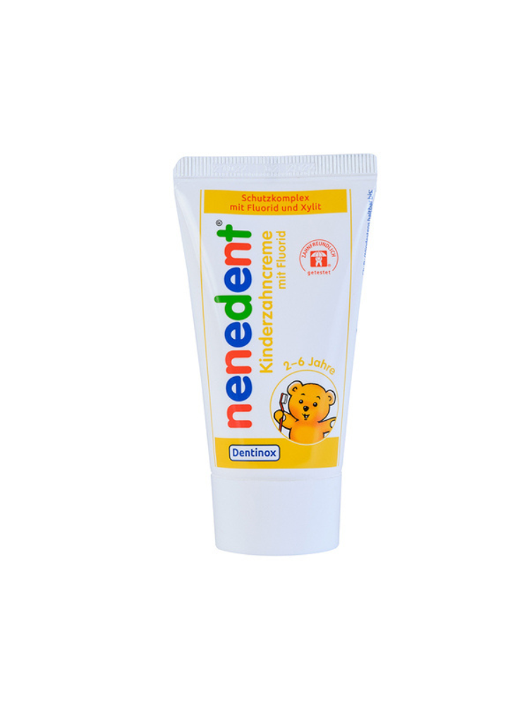 德國nenedent 木糖醇兒童牙膏(綜合水果50ml) | 俏媽咪親子生活館
