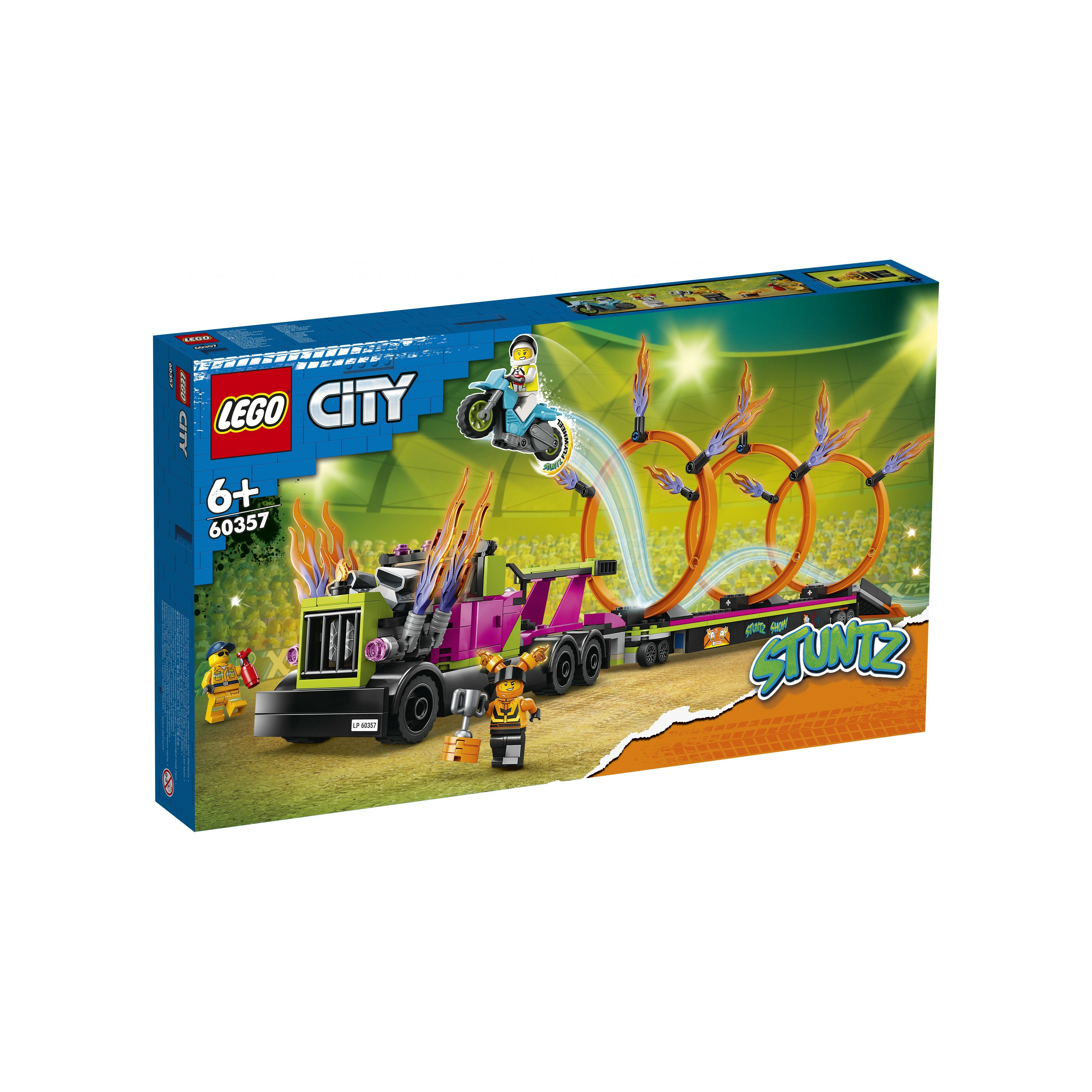 60357 - 特技卡車和火圈挑戰
