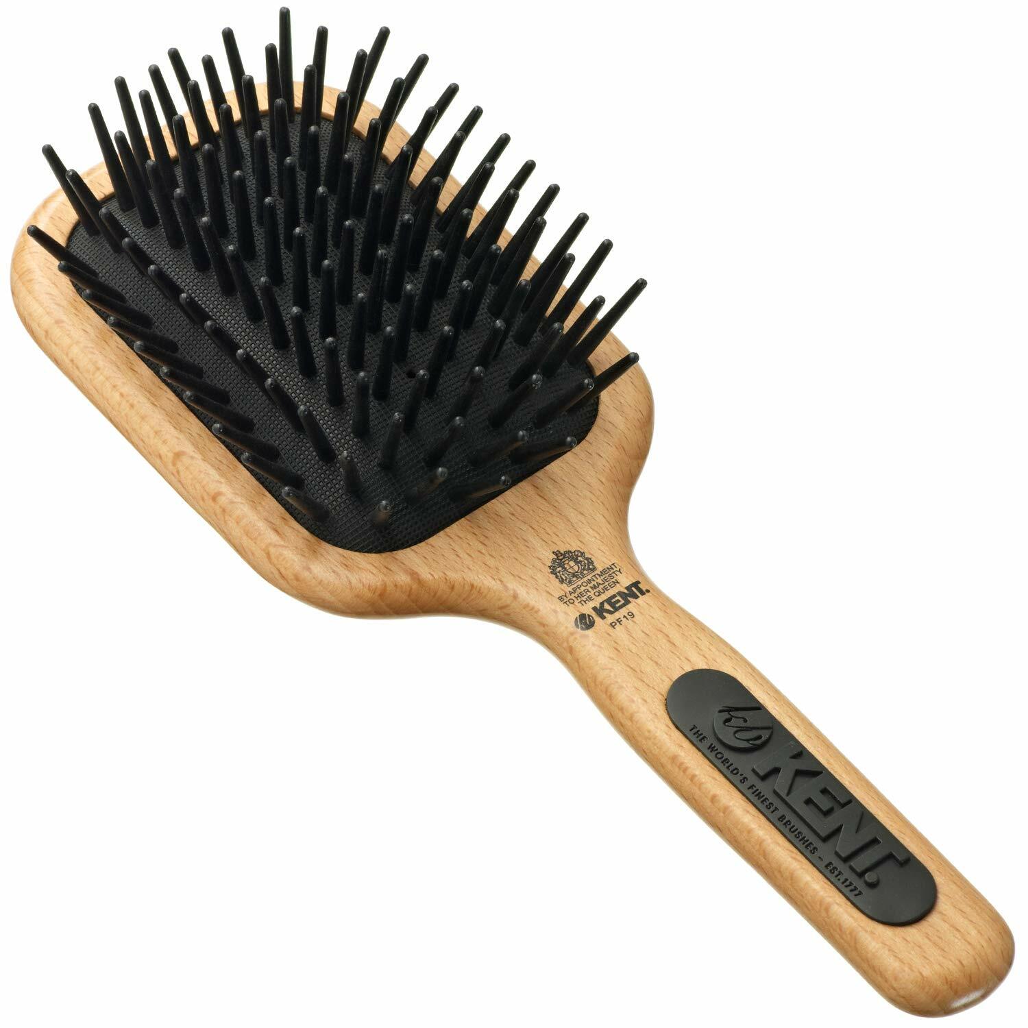 KENT PF19 Perfect For Detangling Large Quill Paddle Bru