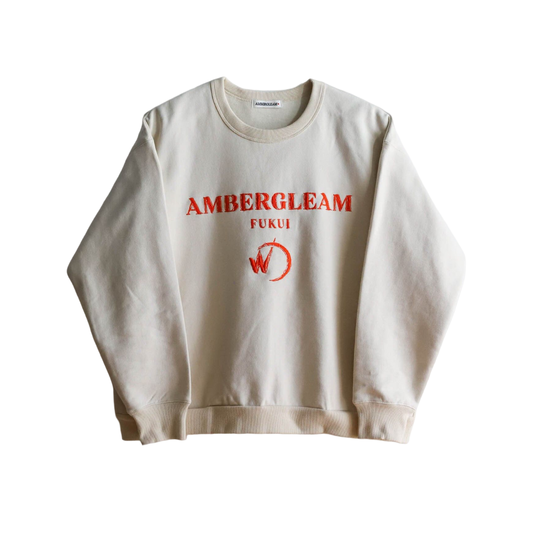 AMBERGLEAM - Embroidery Sweat Pullover-W / VANILLA