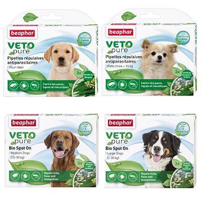 ESEEmarket｜Beaphar 狗用 VETO pure 回歸自然滴劑 (一盒3支) (荷蘭製)