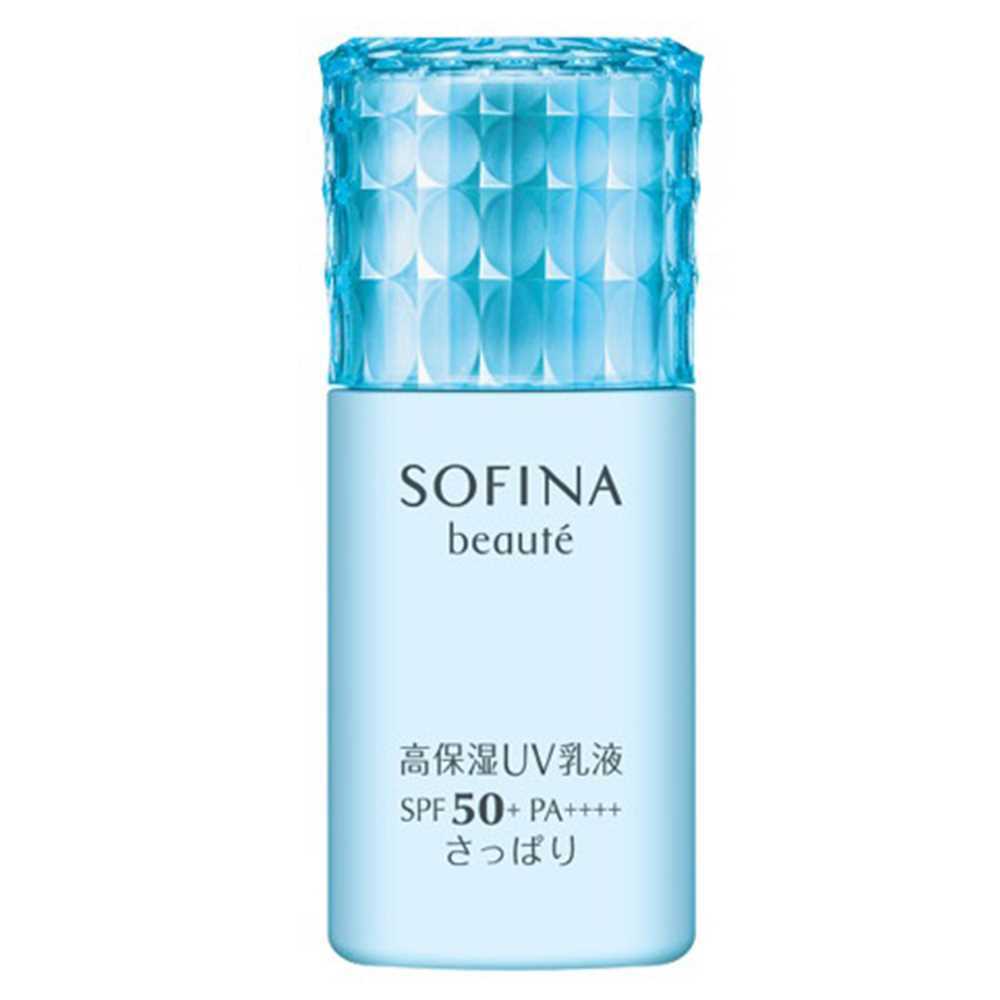 Sofina - 高保濕活膚防曬乳液 SPF50+PA++++ 30ml『清爽型/淺潤型』