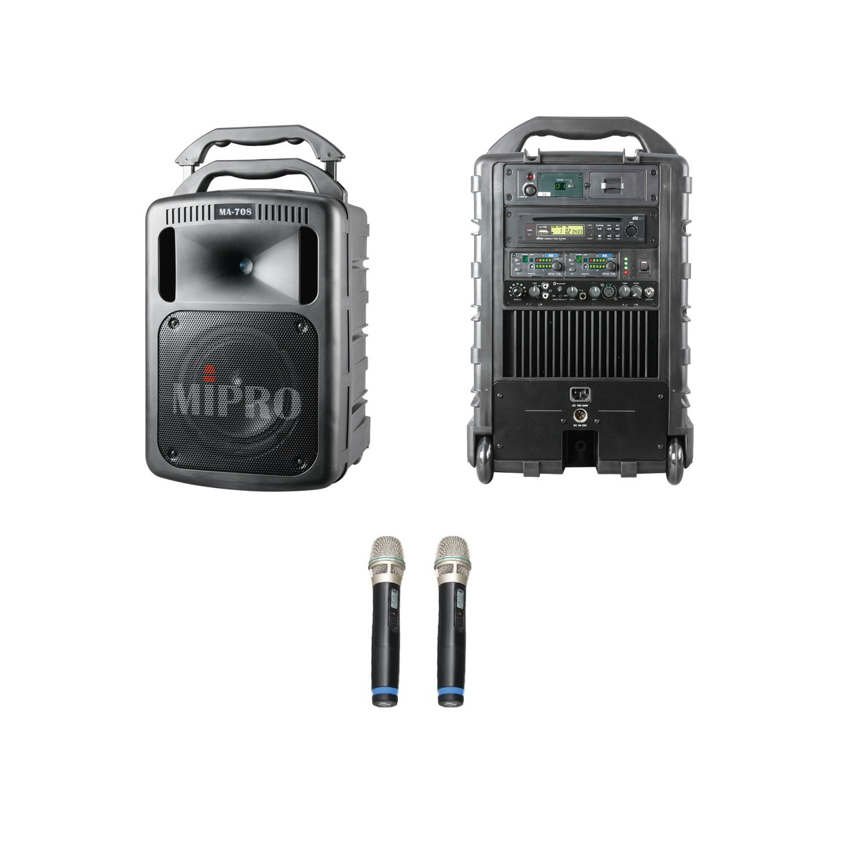 MIPRO MA-708 無線擴音機 (連兩把無線咪) Portable amplifier