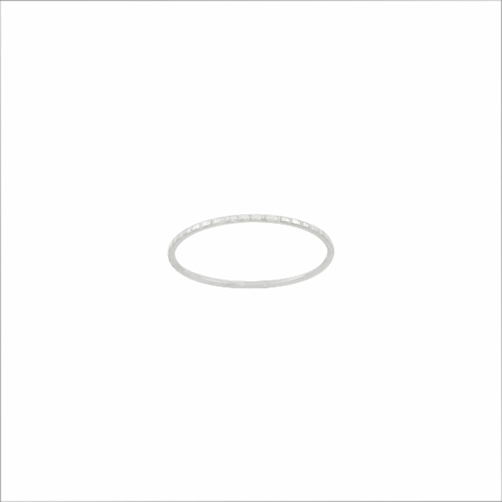 [一年保固][純鋼] 暗號戒指尾戒-銀 / [Steel] Signal Ring - Steel