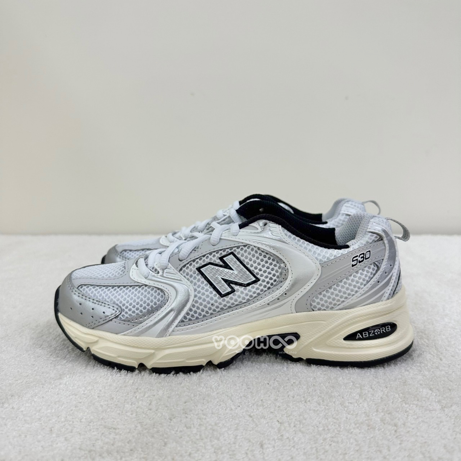 (現貨) NEW BALANCE MR530 MR530TA NB530 530 白銀 奶油底 復古 慢跑鞋