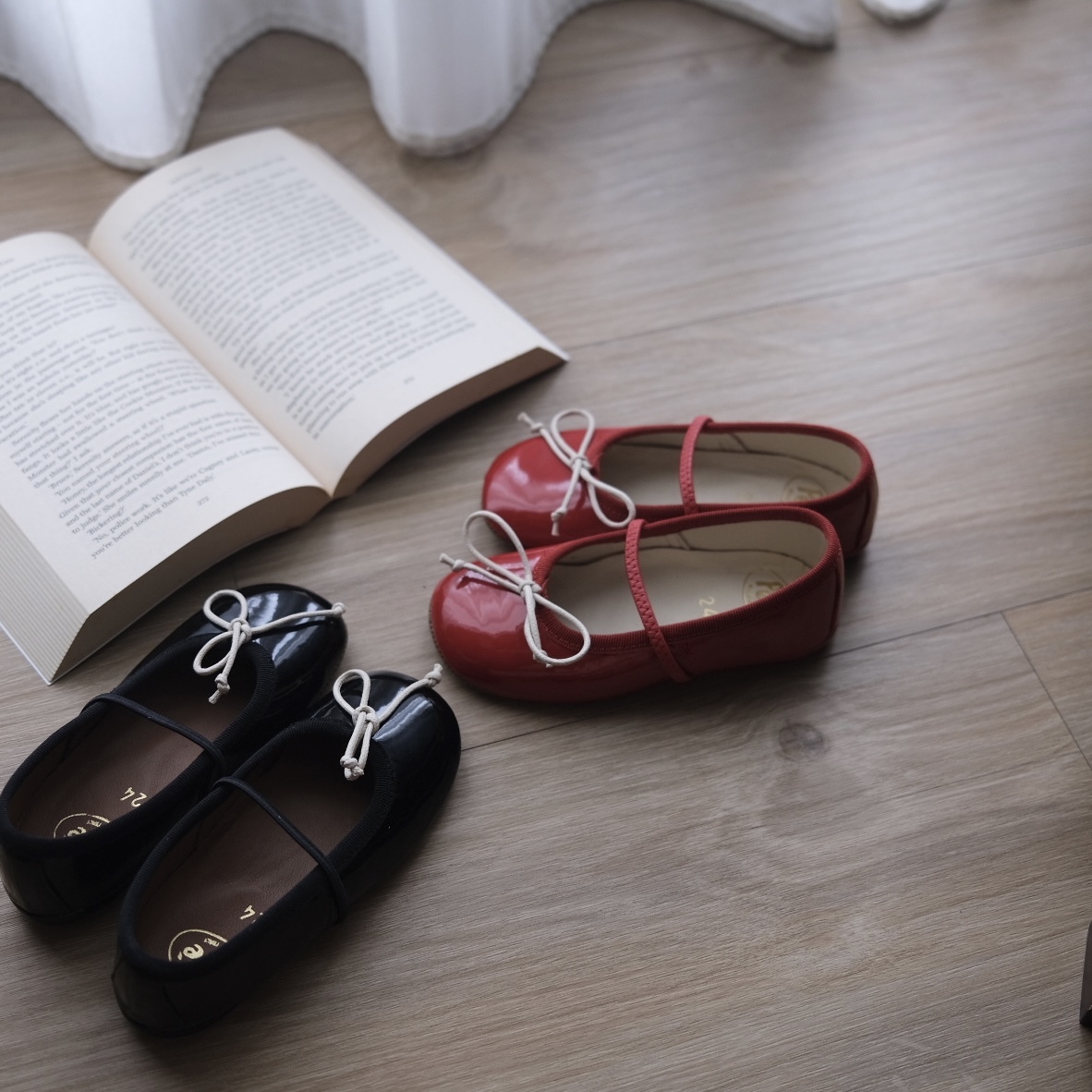 現貨 - Pèpè Children Shoes - 芭蕾舞鞋 (漆皮紅)