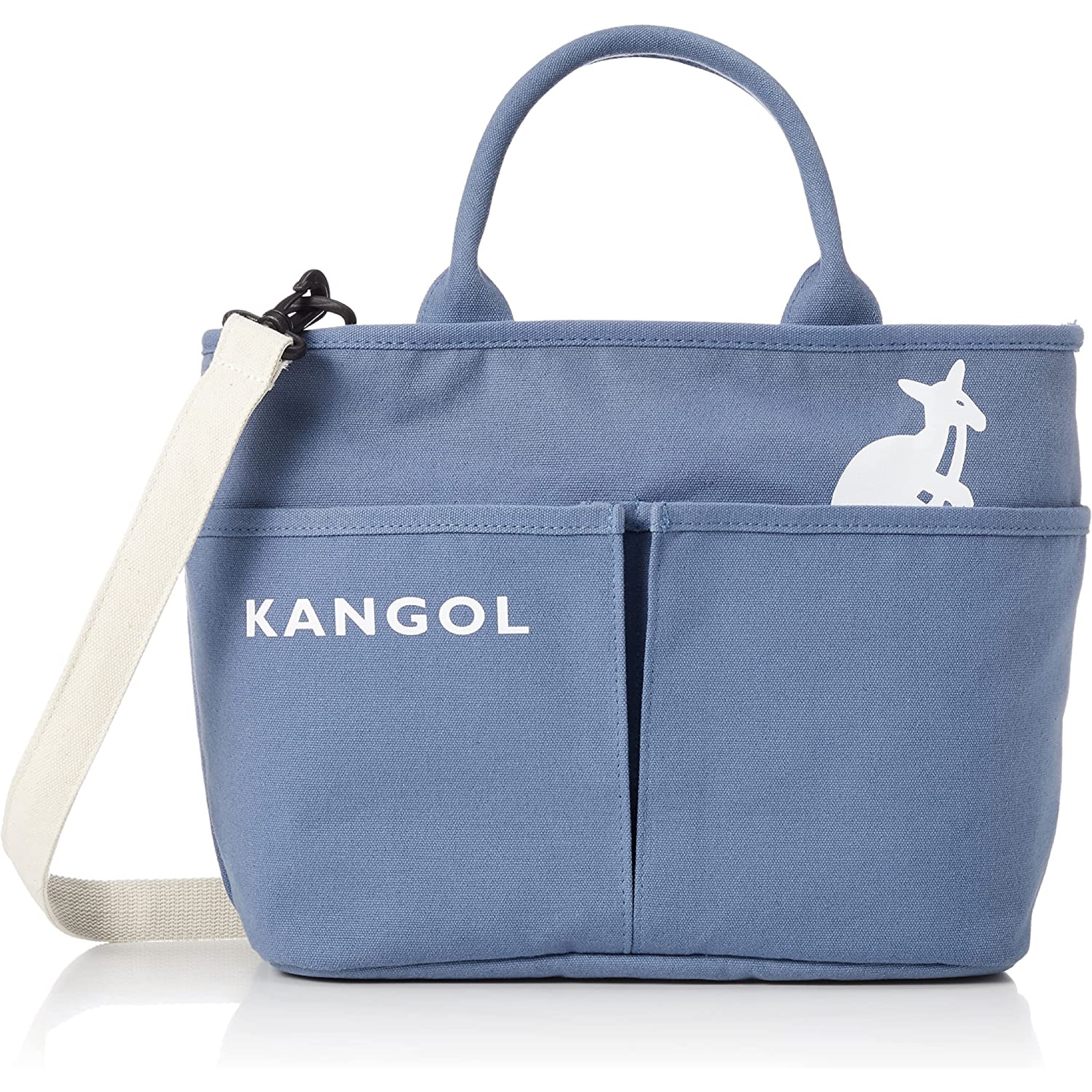【💥日本直送】Kangol 帆布包 托特包 斜孭袋 側挎包 單肩袋 手提包藍色