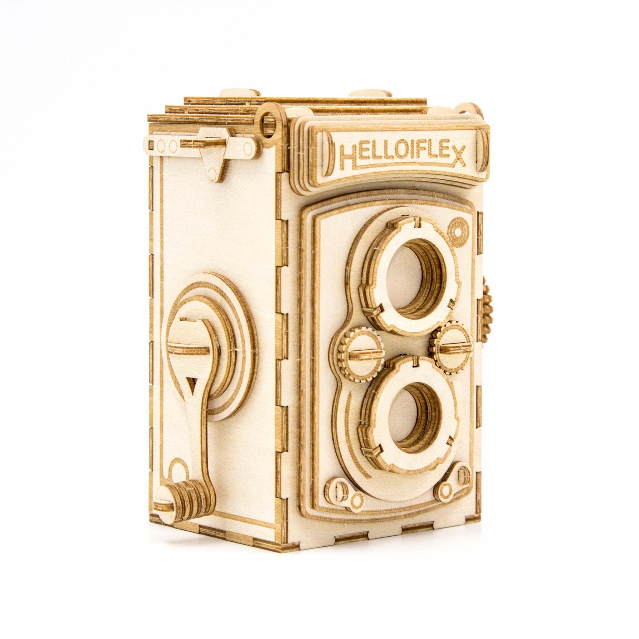 JIGZLE (E) 3D PLYWOOD PUZZLE - Retro Camera Photo Frame