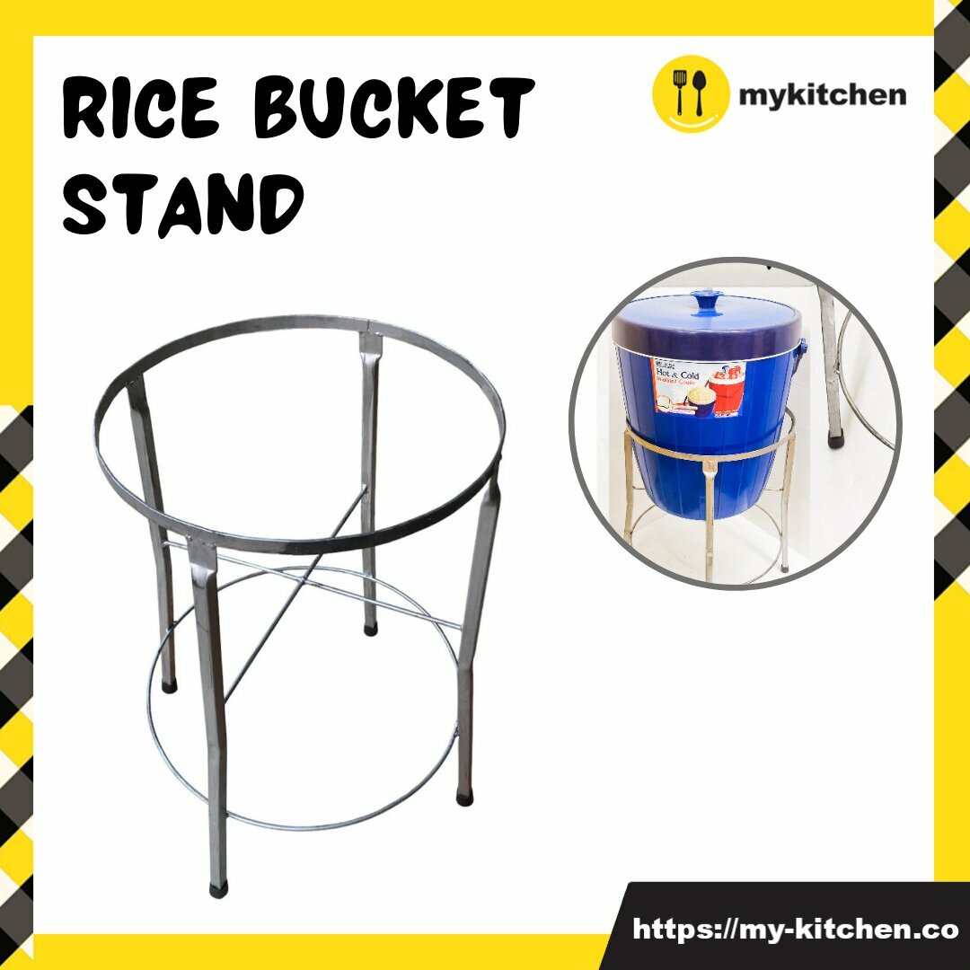 [MY KITCHEN] Rice Bucket Stand Round Rice Rack Stand fo