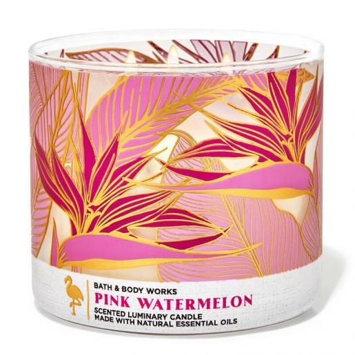 Bath & Body Works 3-Wick Candle - Pink Watermelon