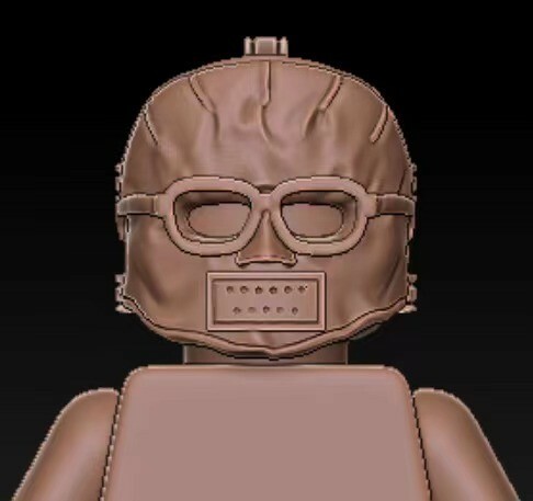 【Mr J Brick】Riddler helmet Parts (no fig included)