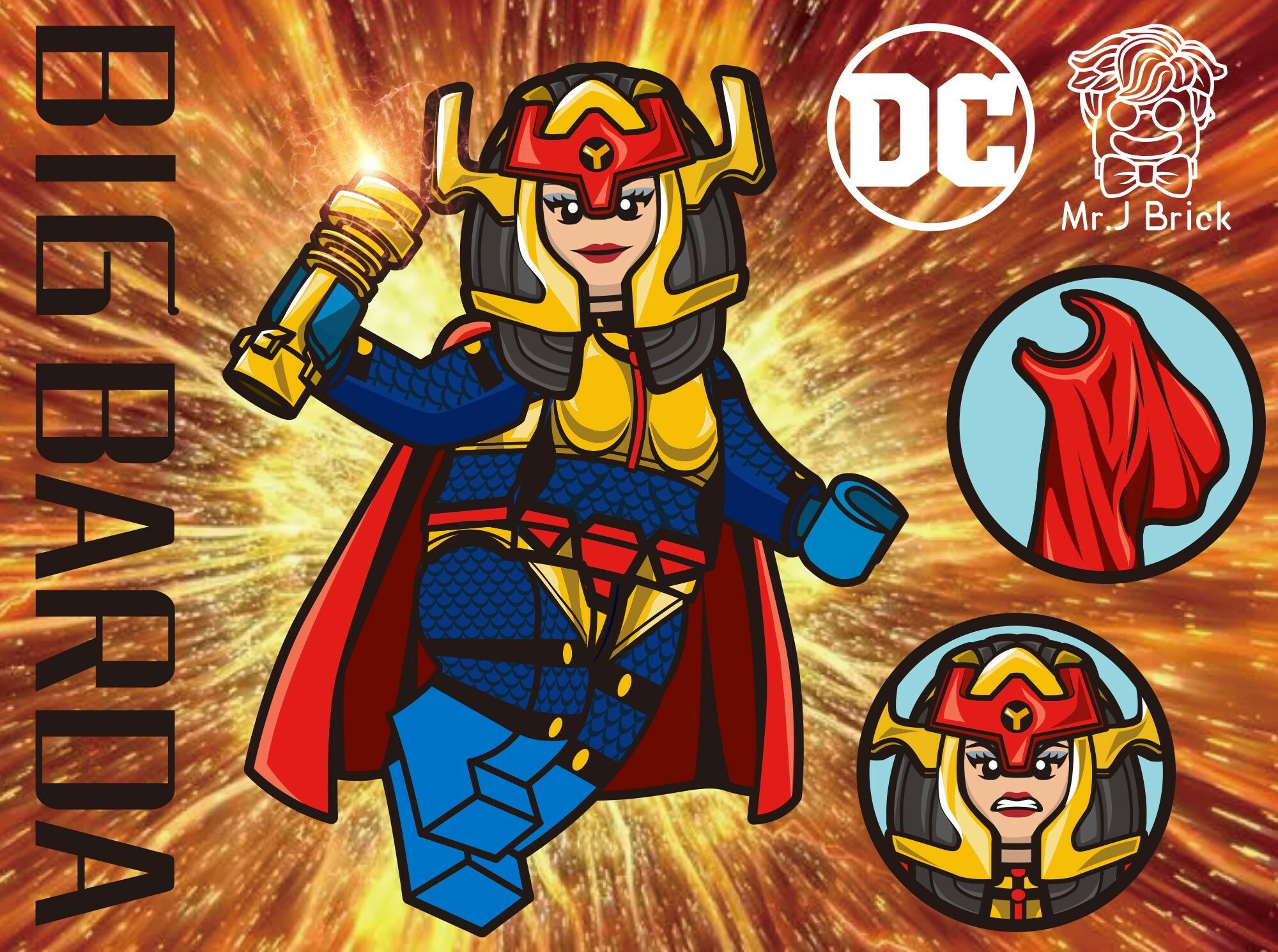 【預售】【Mr J Brick】Big Barda