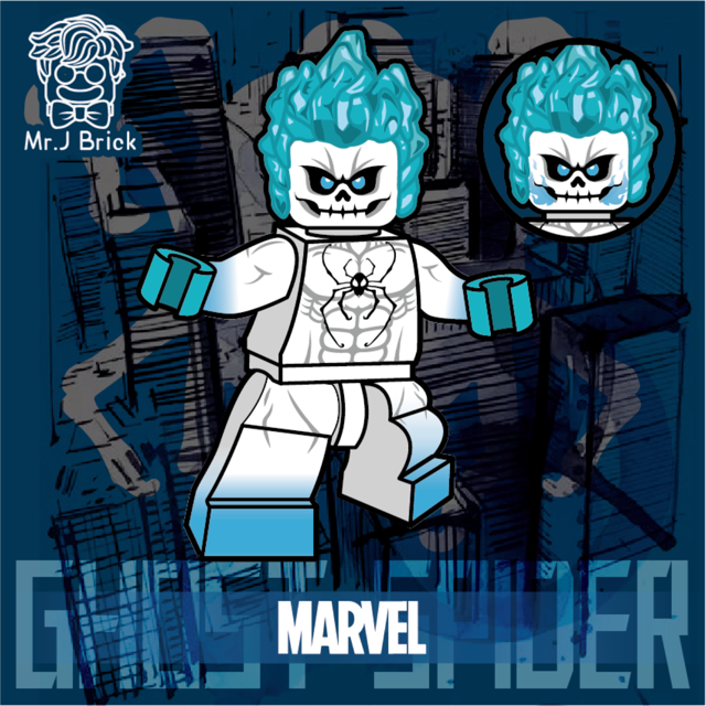 【預訂】【Mr J Brick】惡靈蜘蛛俠