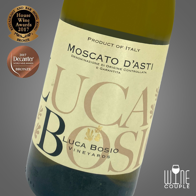 Luca Bosio Moscato d'Asti｜路卡保斯奧小麝香甜白氣酒｜Wine Couple 醇酒伴侶
