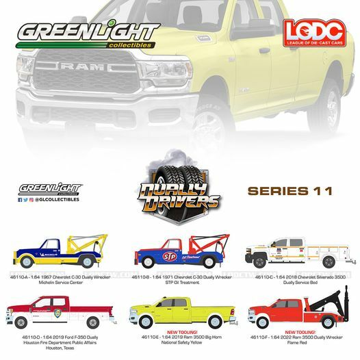 GreenLight 1:64 Dually Drivers 11 – STP 1971 Chevrolet C30 Demolitore ...