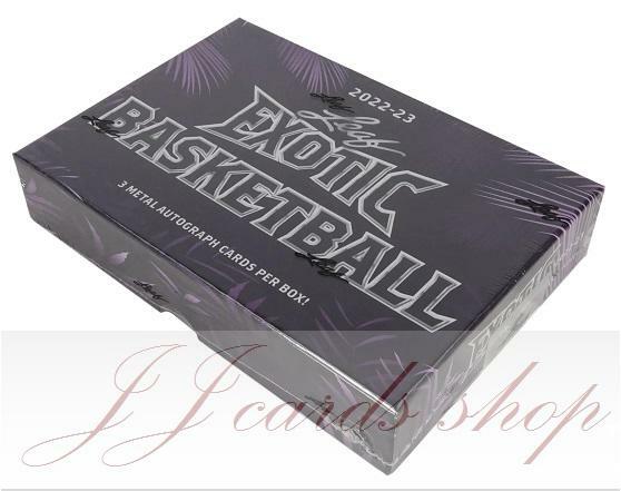 NBA 2022-23 Leaf Exotic Basketball Card Box ( 3 Auto Pe
