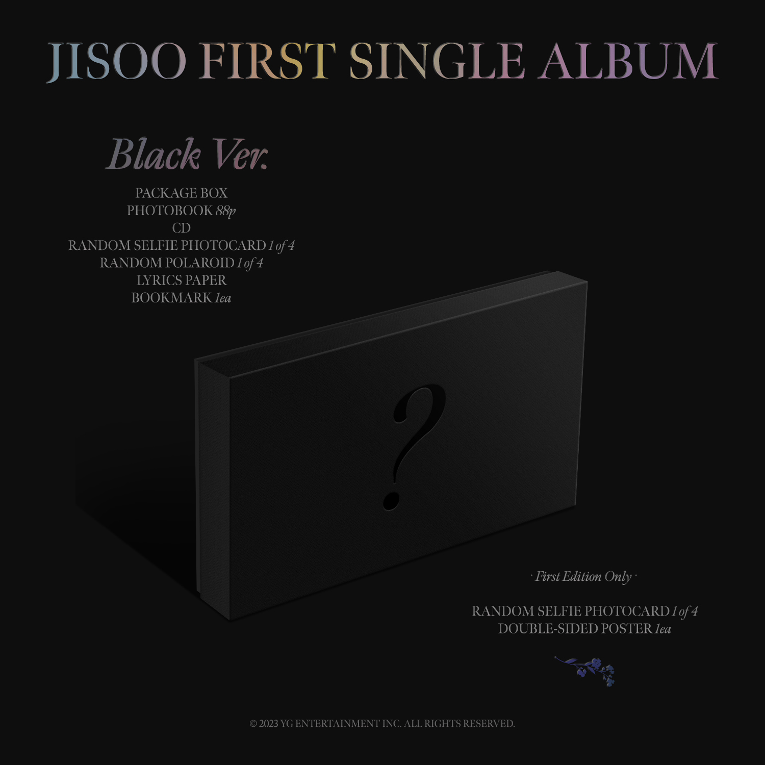 [ONHAND] JISOO FIRST SINGLE ALBUM