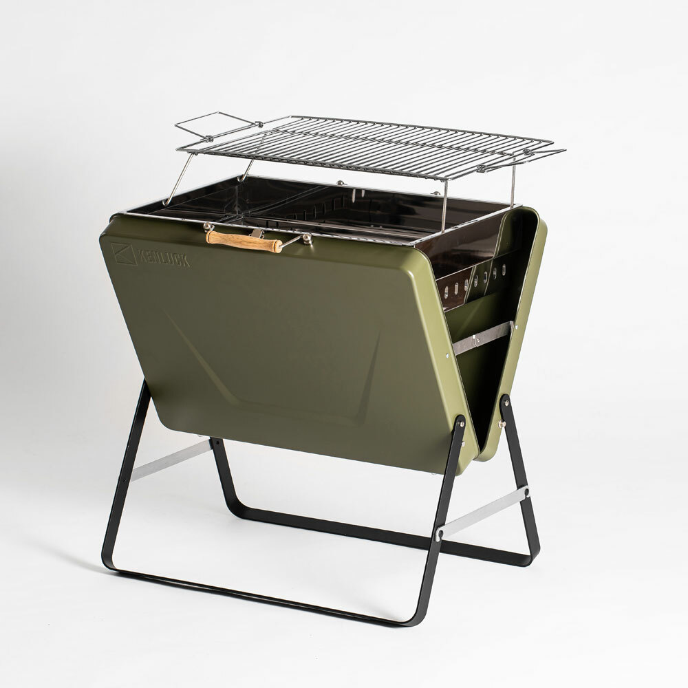 KENLUCK Celebration 攜帶型烤肉架-史丹綠