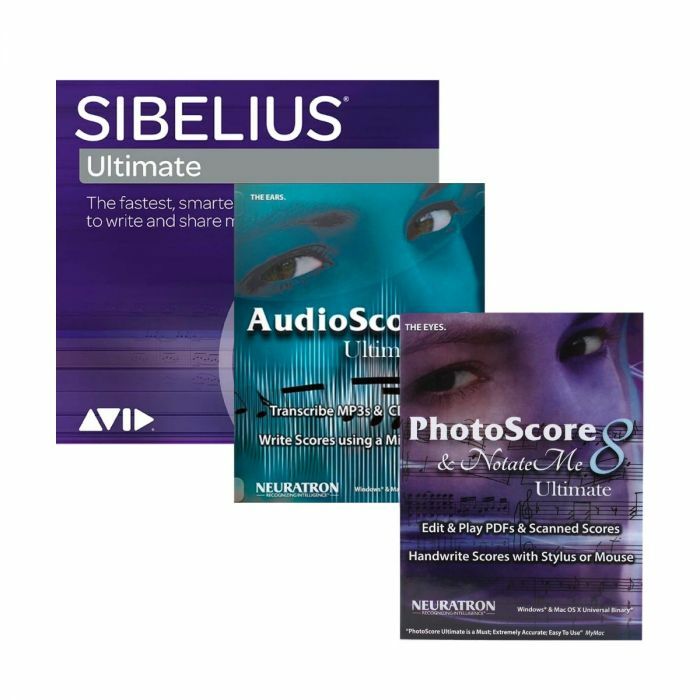Avid Sibelius AudioScore PhotoScore & NotateMe Ultimate