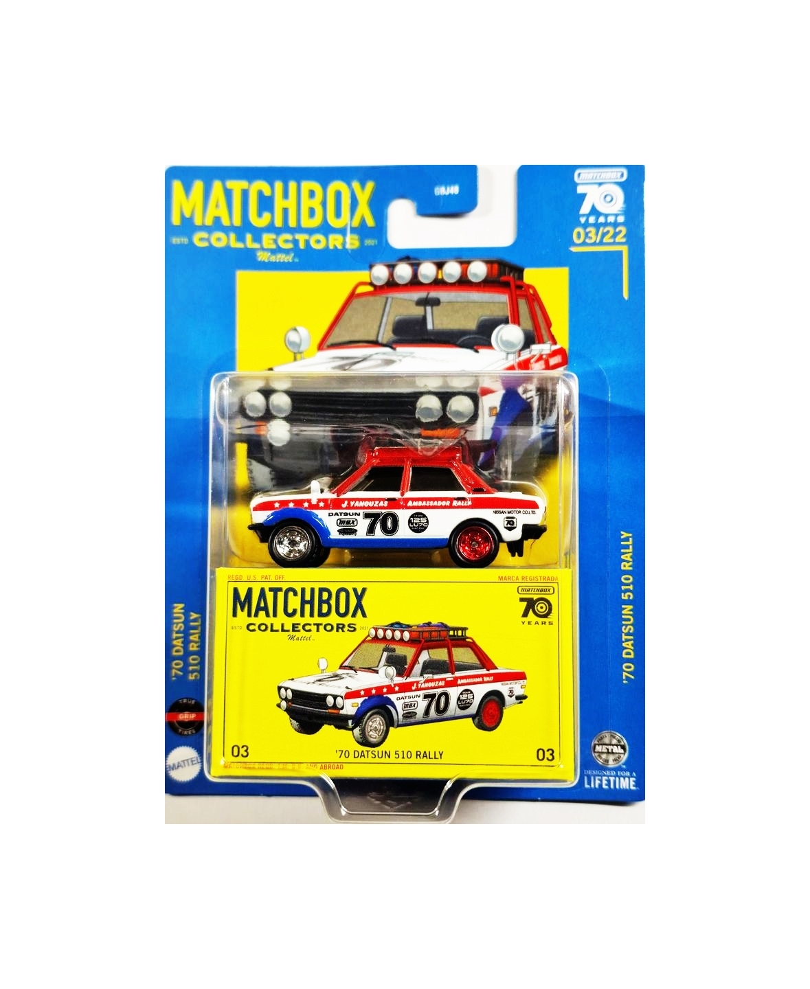 Matchbox Collectors '70 Datsun 510 Rally