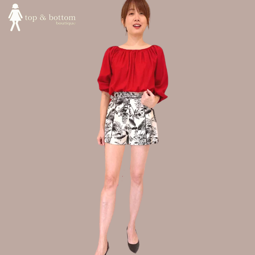 Floral High Waist Shorts