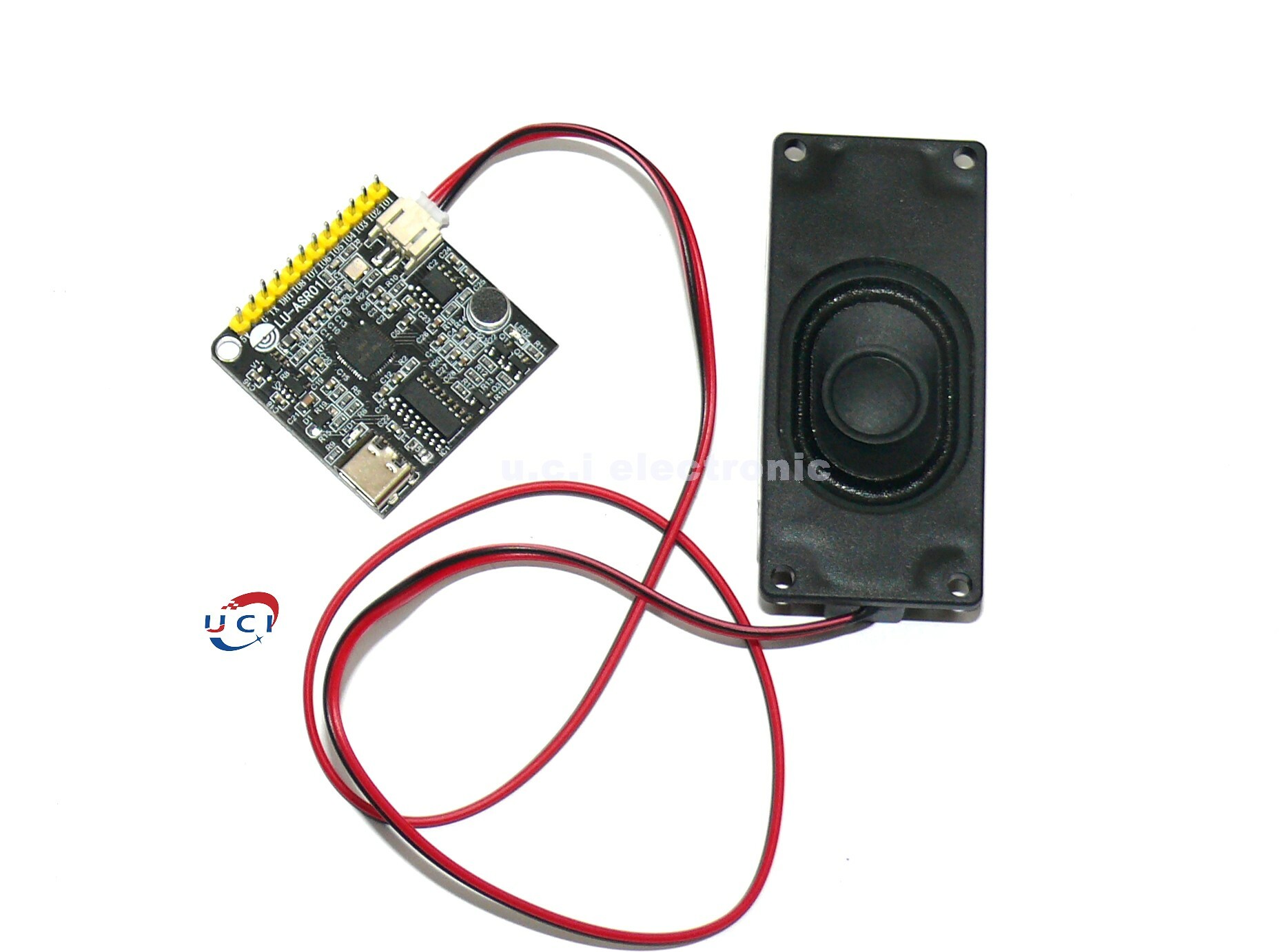 【UCI電子】(V-6) LU-ASR01智慧語音辨識控制模組 離線識別 自訂詞條 遠超LD3320
