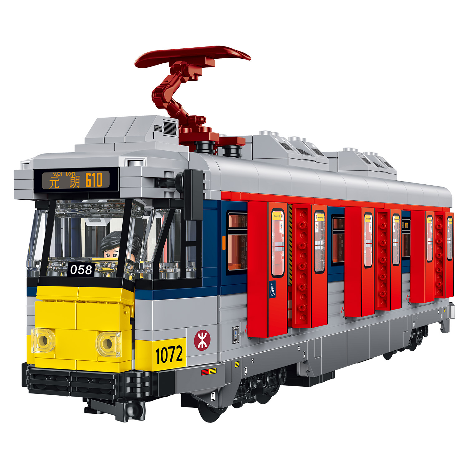 「小城故事」積木模型 | MTR 輕鐵輕鐵二期列車