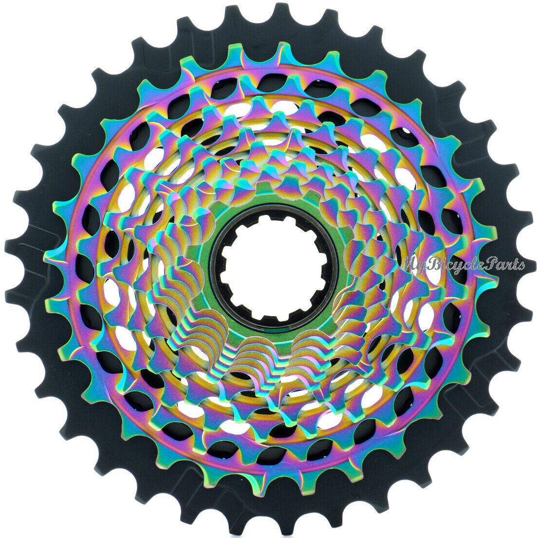 SRAM Red AXS 12 Speed XG-1290 10-33T Cassette, Rainbow