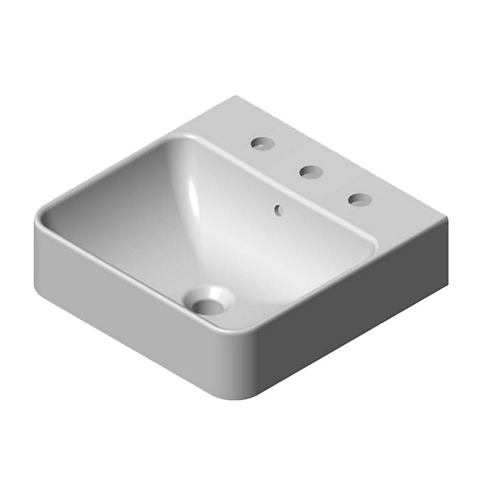 KOHLER Forefront 壁掛式三孔臉盆(45cm) K-24985K-8-0