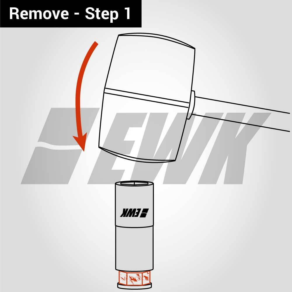 1/2" DR. Flip Hex & Twist Lug Nut Extractor Socket｜EWK