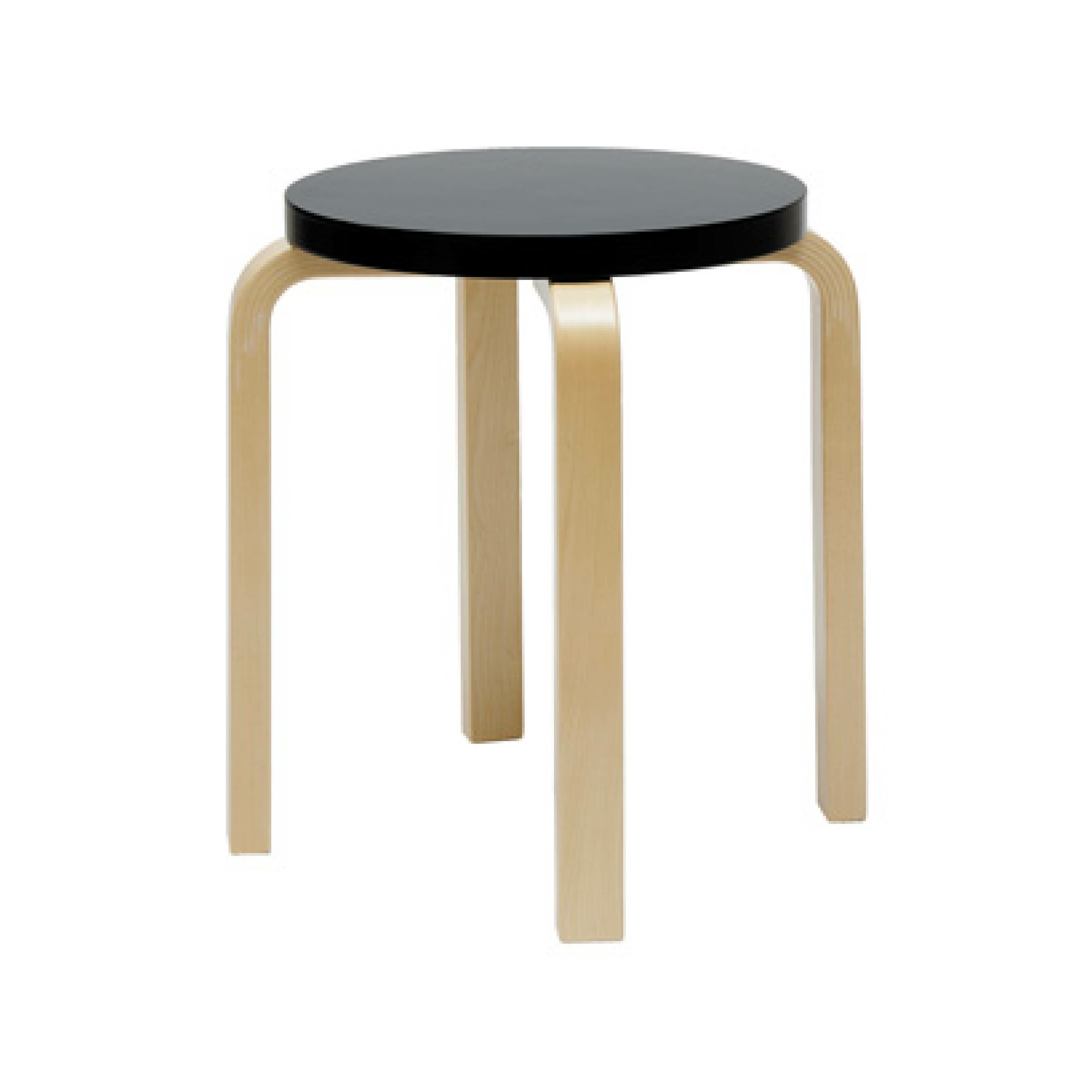 Stool E60 Paimio 四腳圓凳