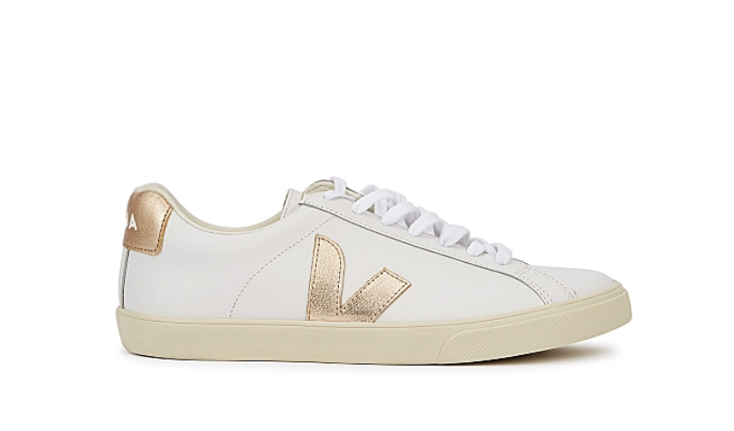 VEJA Esplar ROSE GOLD white leather sneakers