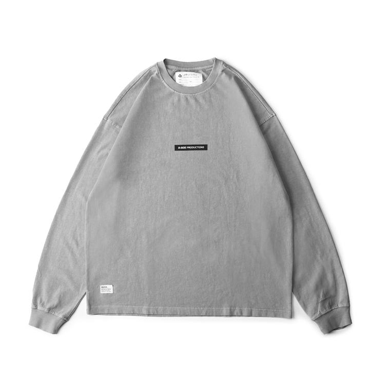 B-SIDE BSPDN LS TEE Light Gray