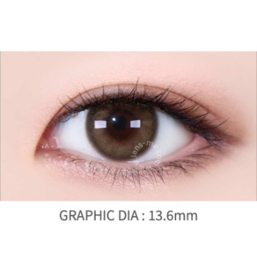 [散光] Lensme Torica 1 Month Crenly Olive Brown 月拋｜每盒2片