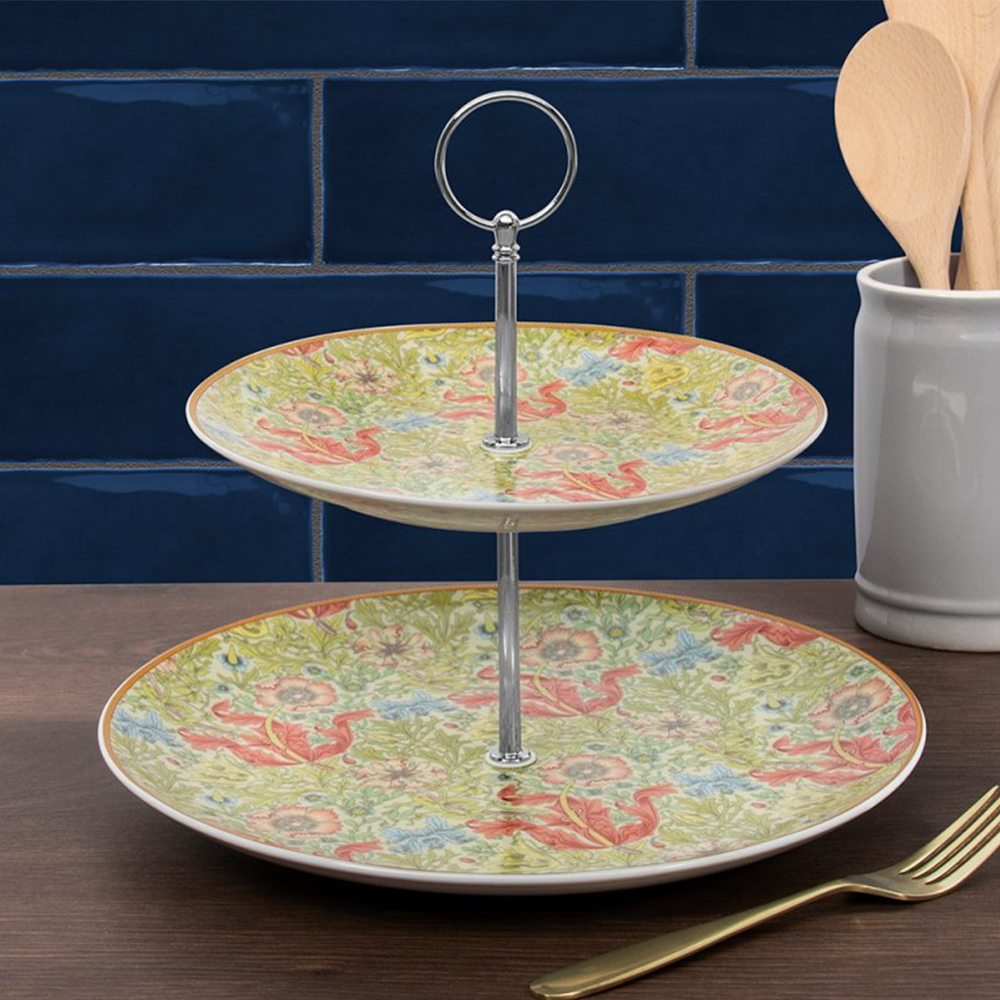 【LESSER & PAVEY】 Wm.Morris Compton 雙層點心盤架