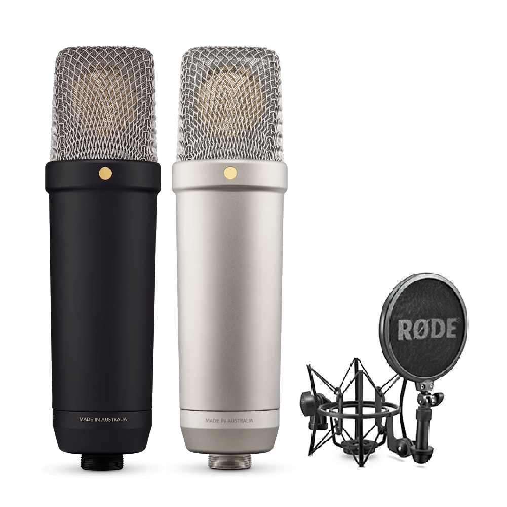 Rode / NT1 5th Generation 第五代 USB-C/XLR 電容式麥克風套組(含避震架/防