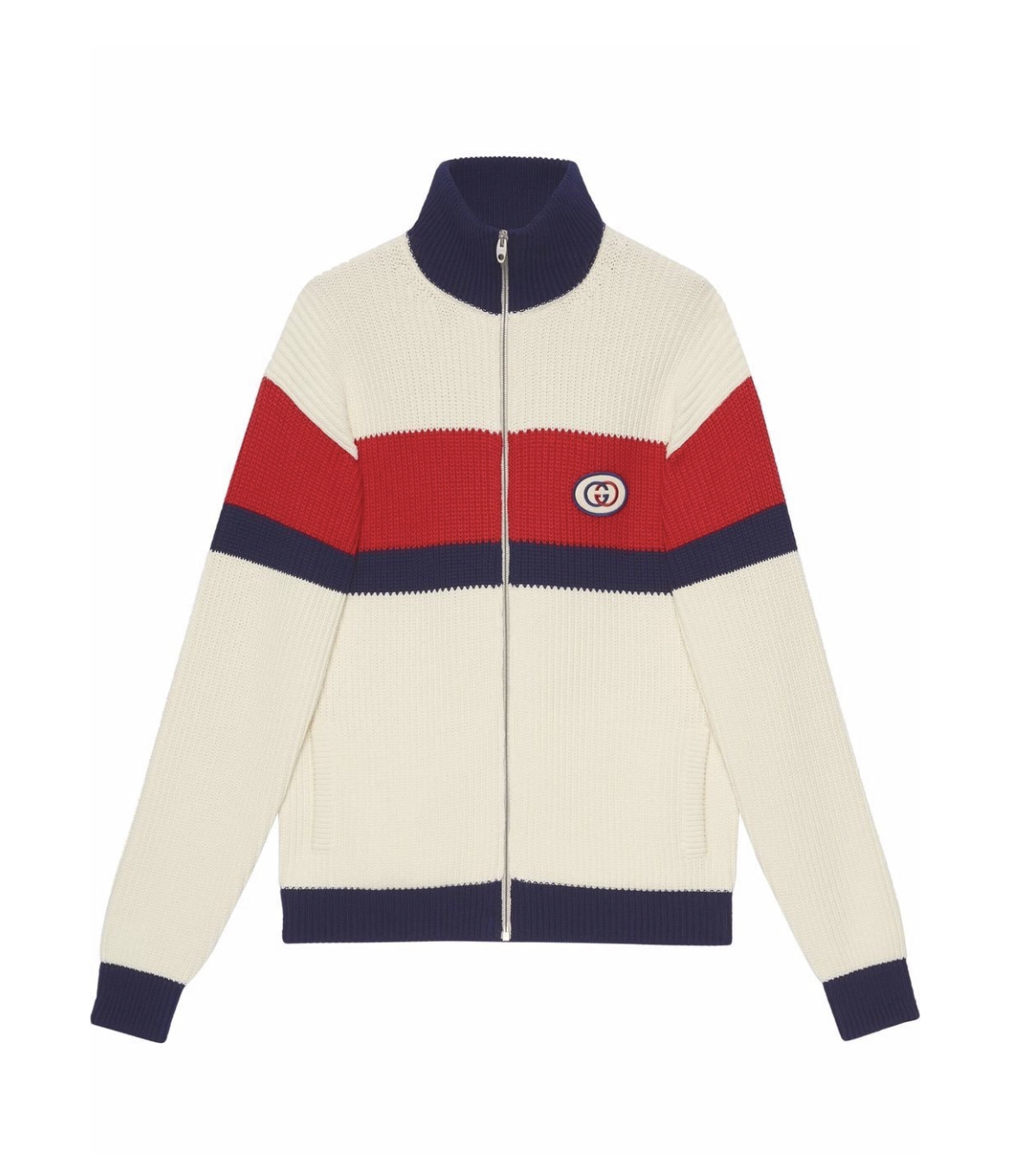 Gucci interlocking G zip up jumper