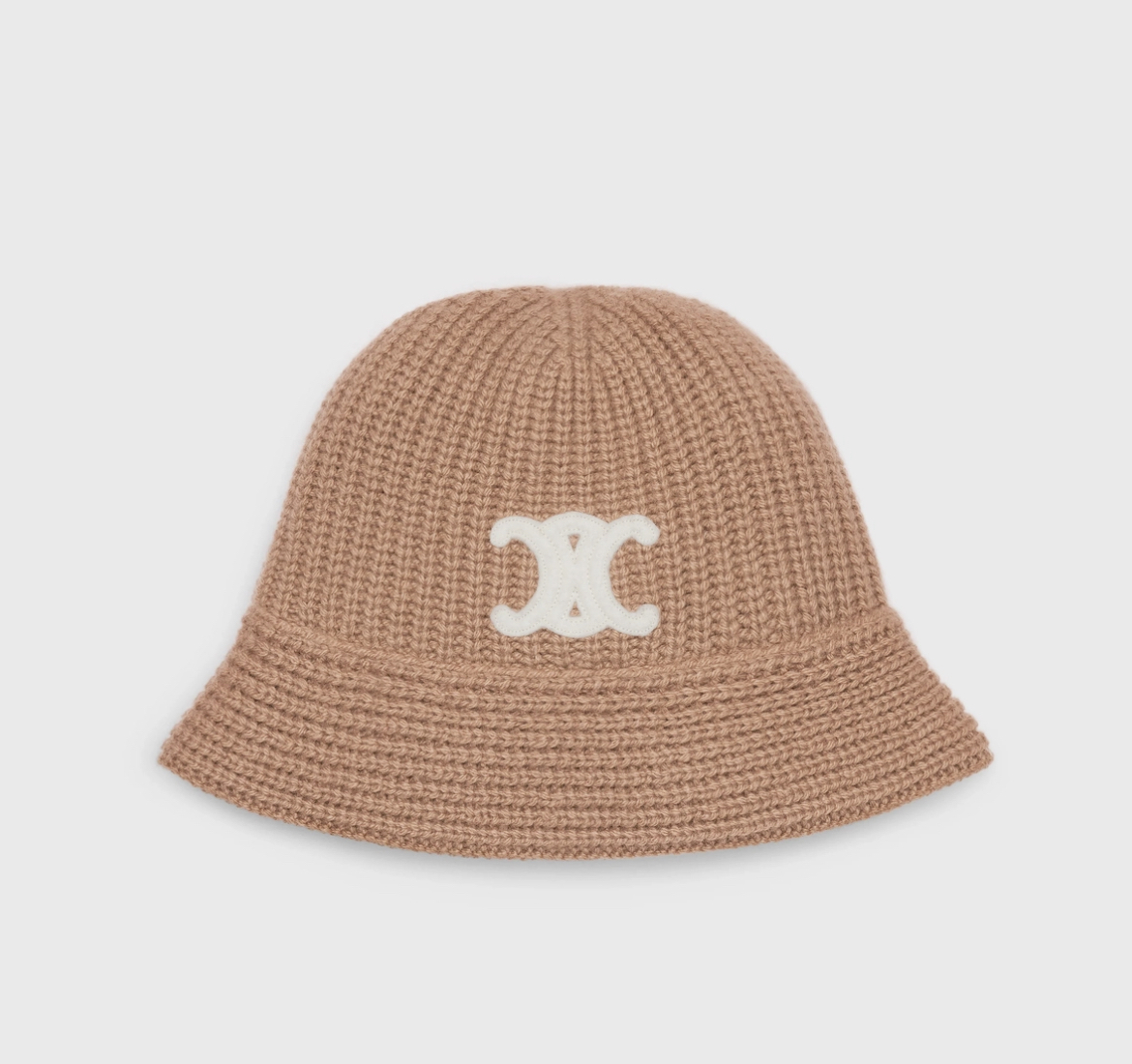 Celine bucket hat in seamless cashmere