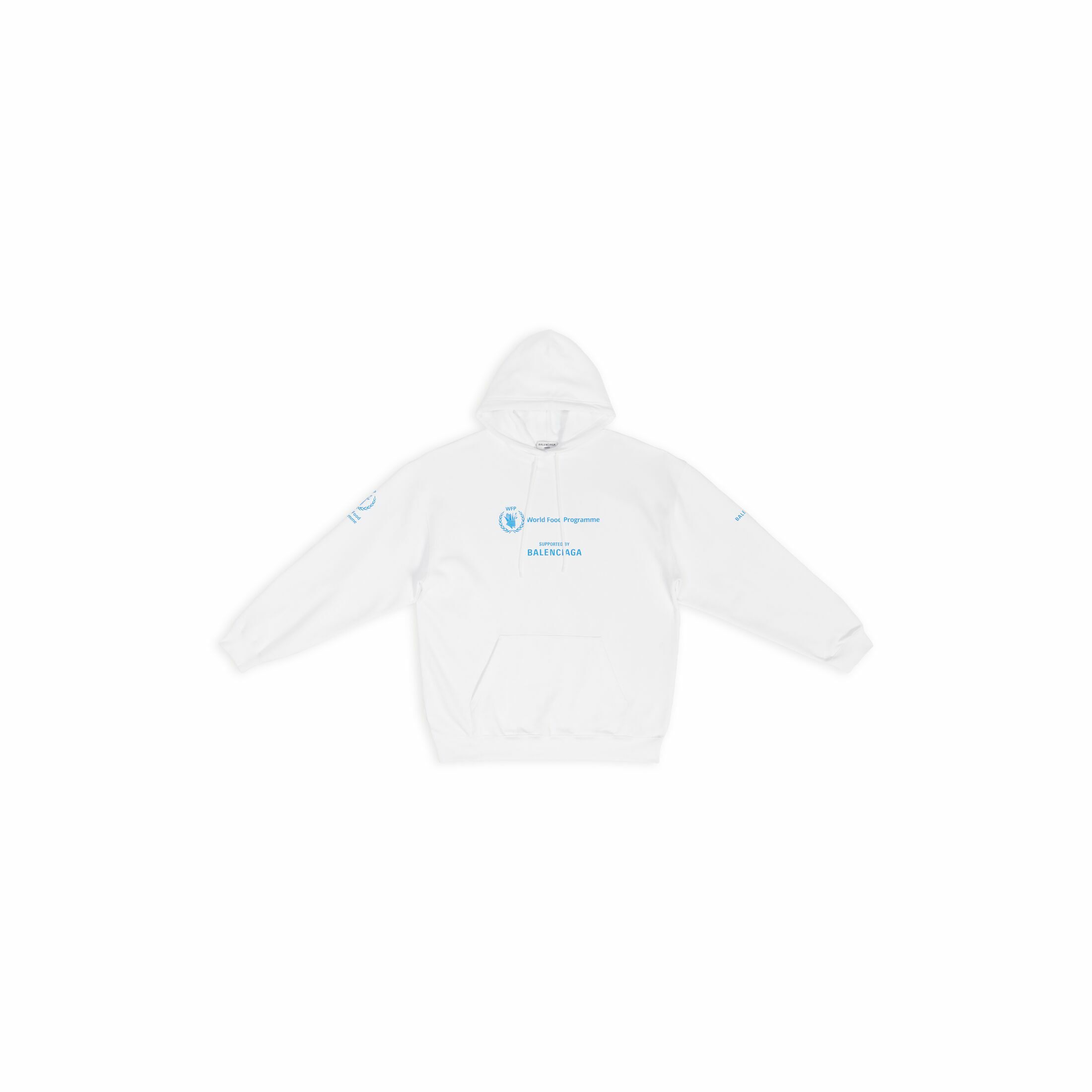 Balenciaga Women’s WFP hoodie medium fit in white
