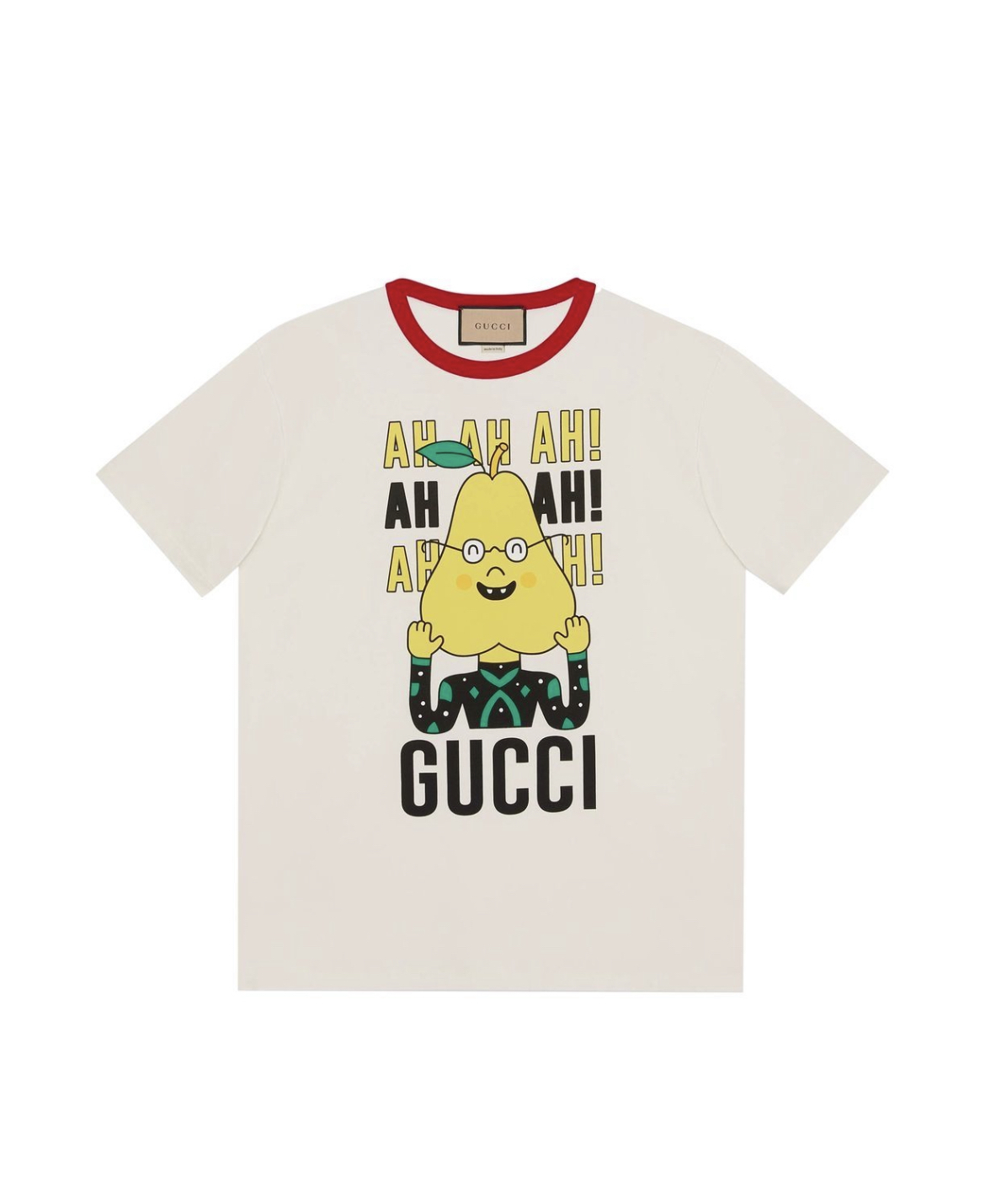 Gucci x Pablo Delcielo pear print cotton T-shirt