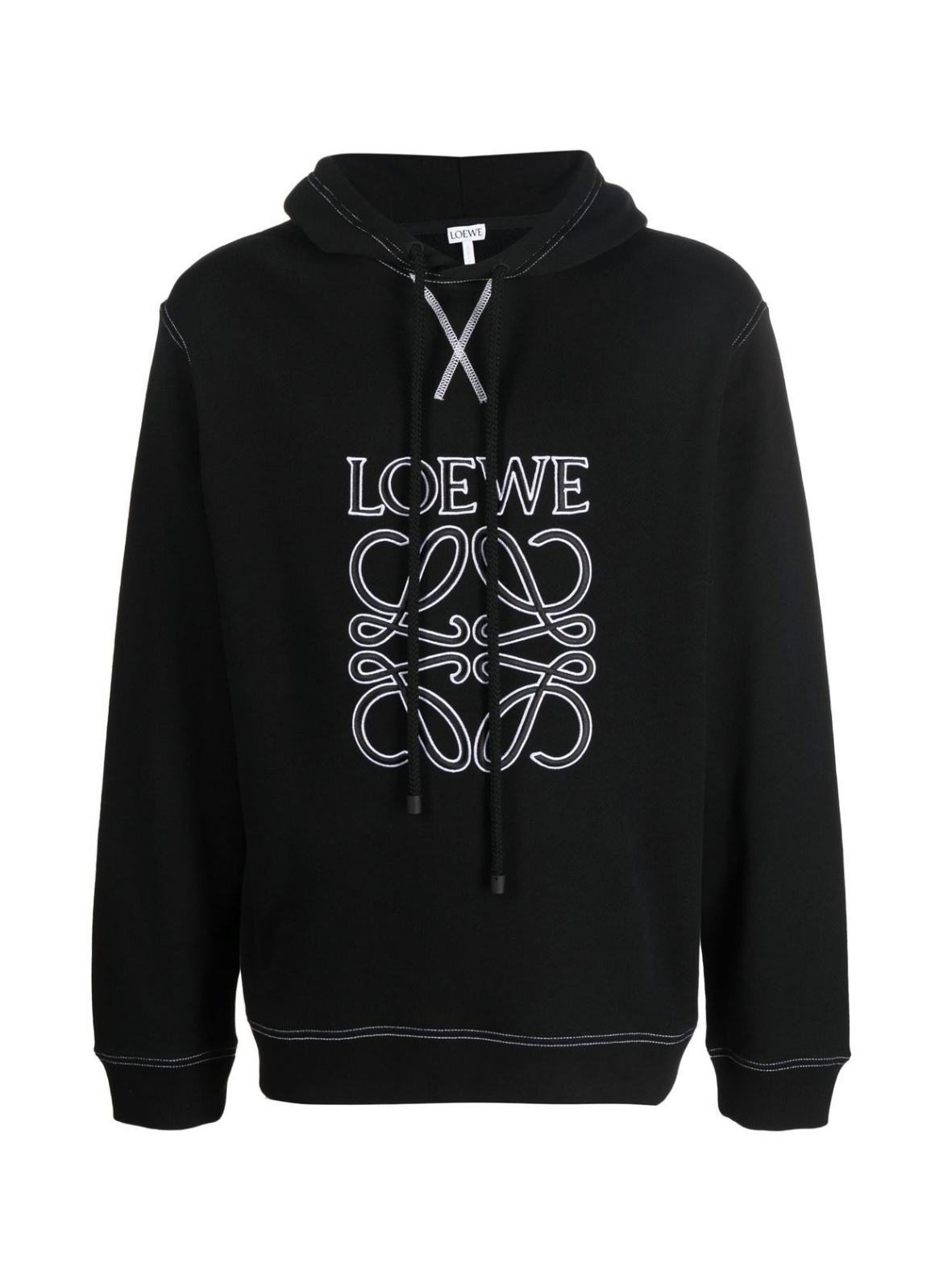 Loewe embroidered logo hoodie