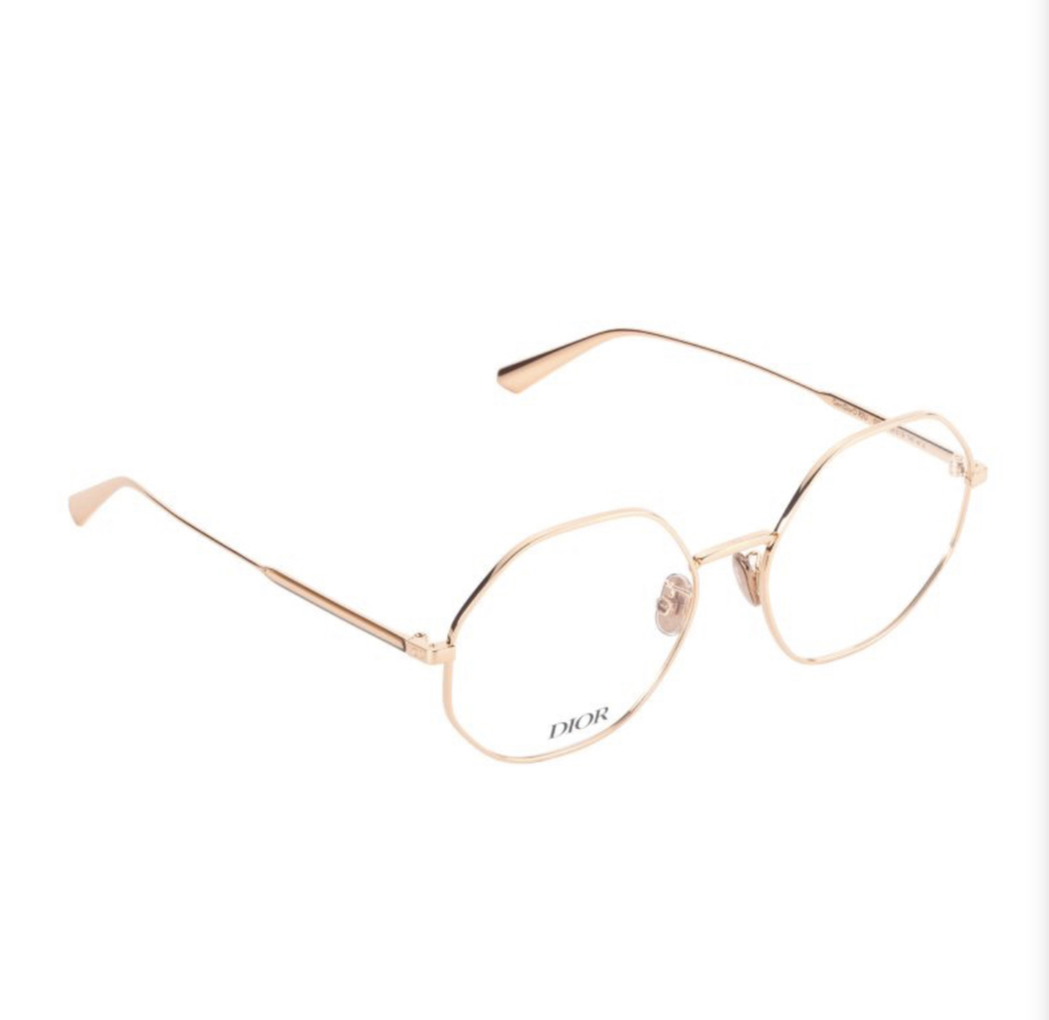Dior GEMDIORO R2U Gold Irregular Stainless Steel Frame