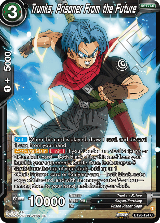 BT20-124 Trunks, Prisoner From the Future