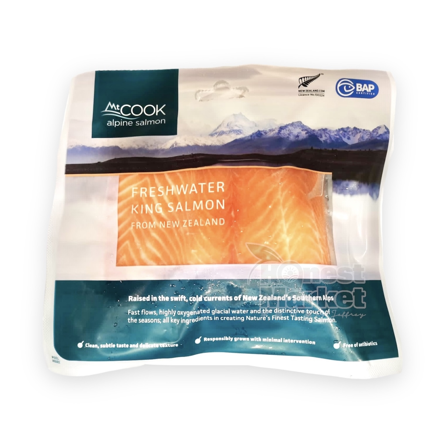 Mt Cook Freshwater King Salmon (Frozen) from New Zealan