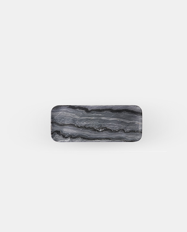 Grey Marble Tray 深灰大理石擺飾盤